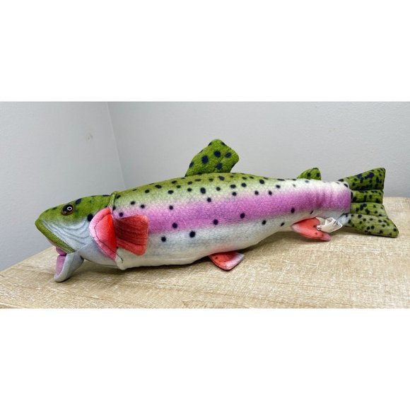 Wildlife Artists Inc | Toys | Bass Pro Shops 5 Rainbow Trout Fish Plush ...